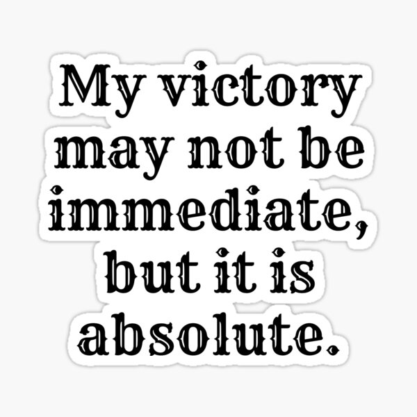 "My Victory" Sticker for Sale by KamoMokotedi | Redbubble