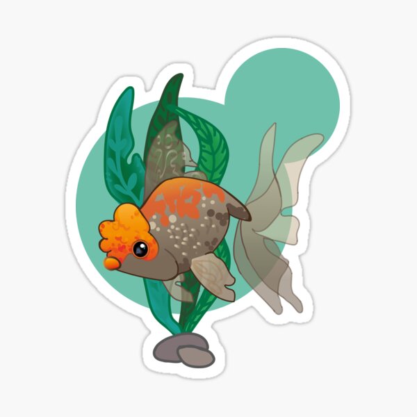 "goldfish" Sticker for Sale by ArangoDesign | Redbubble