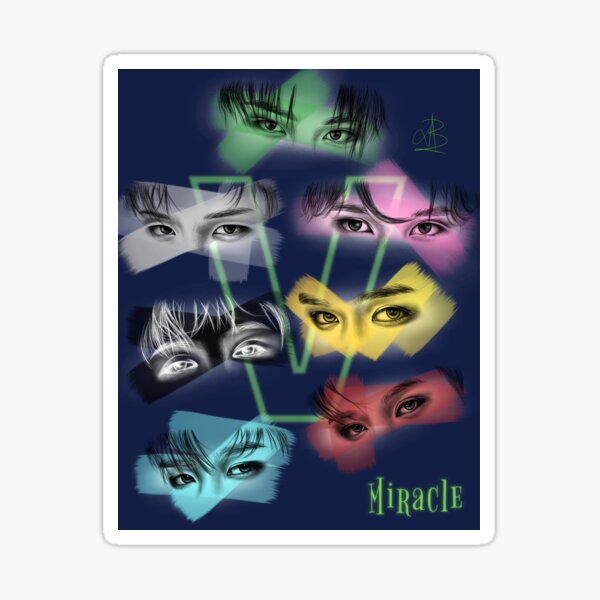"WayV eyes" Sticker for Sale by drawdam1 | Redbubble