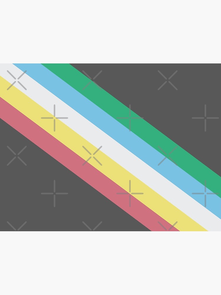 "Disability Pride Flag Muted" Poster for Sale by Jayiscool71 | Redbubble