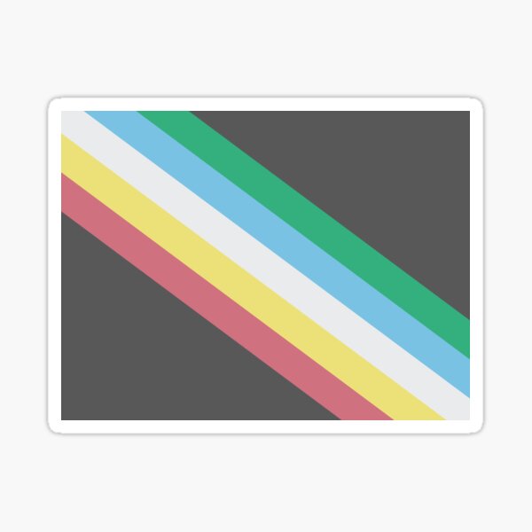 "Disability Pride Flag Muted" Sticker for Sale by Jayiscool71 | Redbubble