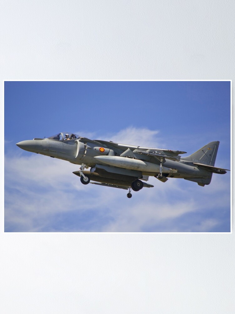 "Harrier Jump Jet" Poster for Sale by AmarylisValdeon | Redbubble