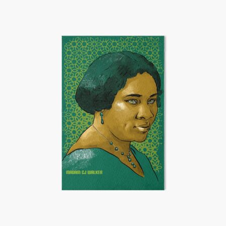 "Madam CJ Walker aka Sarah Breedlove " Art Board Print for Sale by ...