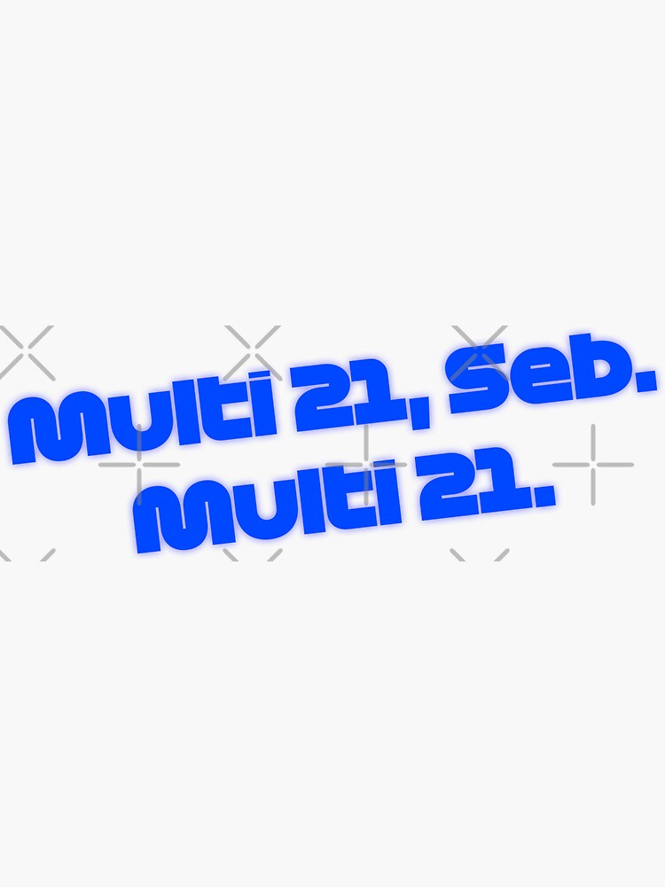 "Sebastian Vettel Multi 21 Quote" Sticker for Sale by Amirarocks10 ...