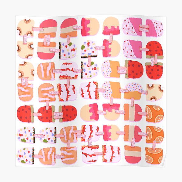 "SUMMER ICE CREAM POPS Fruity pops of all kinds watermelon, peach ...