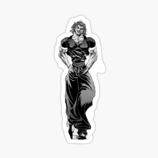 "yujiro hanma" Sticker for Sale by kahskie | Redbubble