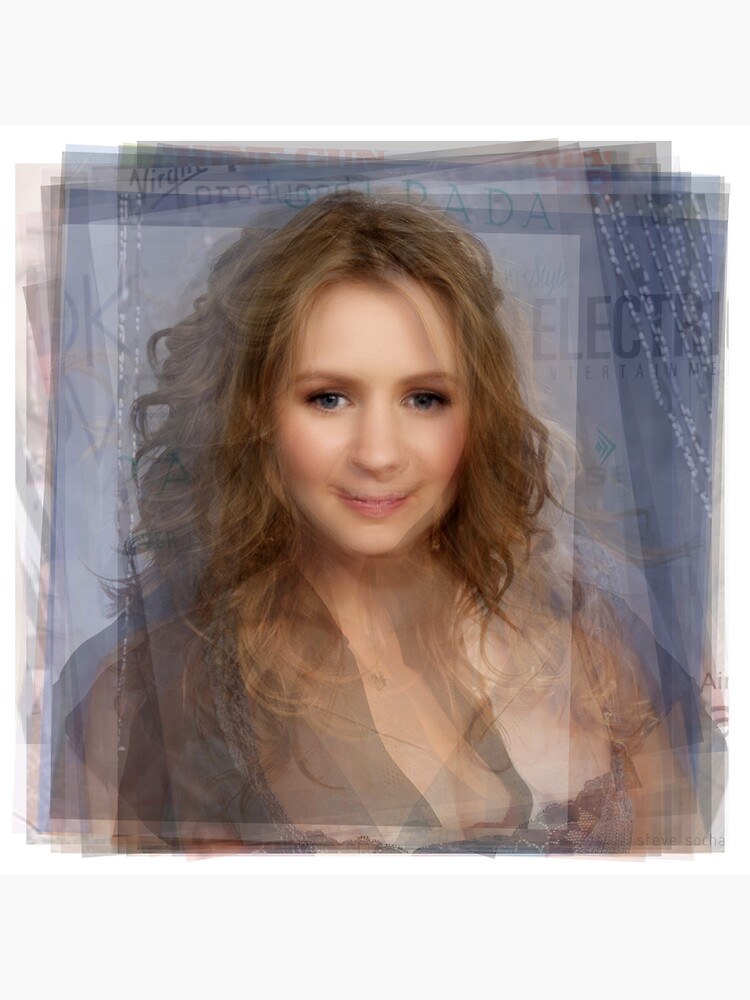 "Beverley Mitchell Portrait" Greeting Card for Sale by Steven Socha ...
