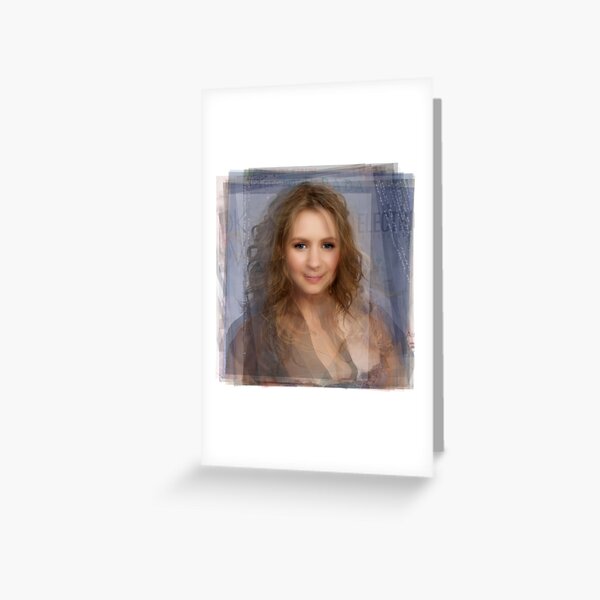 "Beverley Mitchell Portrait" Greeting Card for Sale by Steven Socha ...