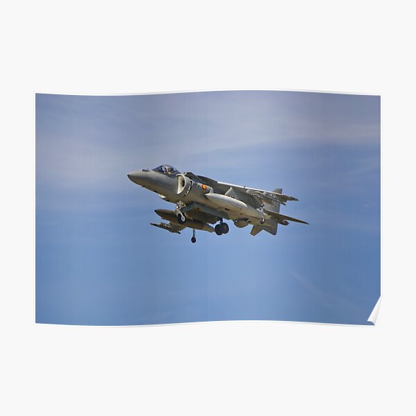"Harrier Jump Jet" Poster by AmarylisValdeon | Redbubble
