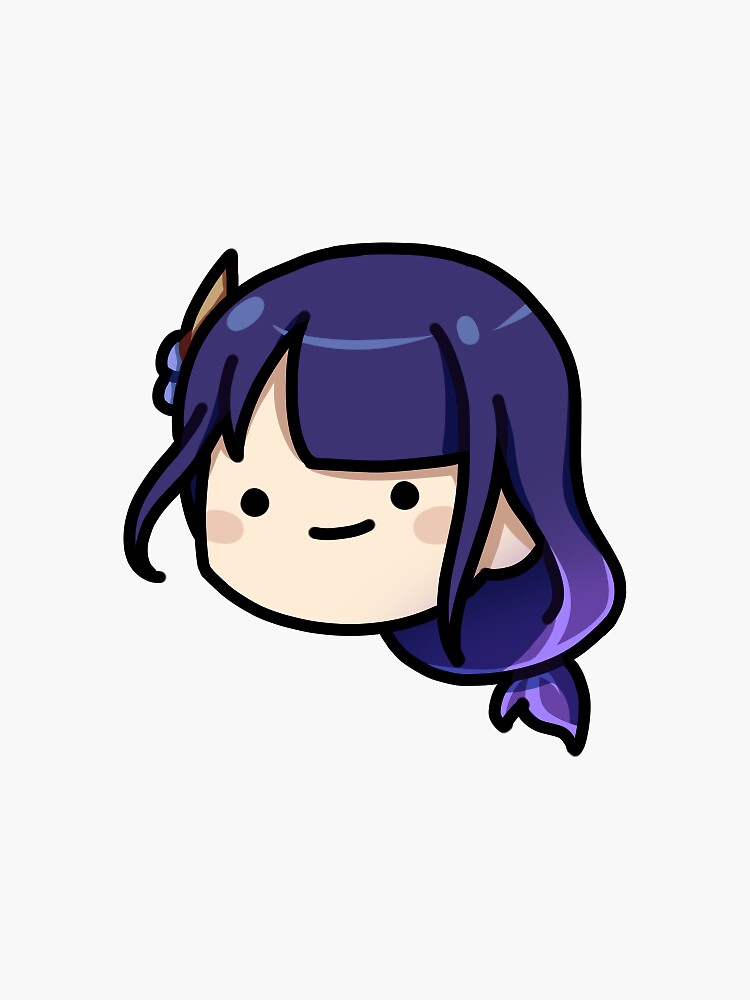 "Raiden Shogun Genshin Impact" Sticker for Sale by Numuik | Redbubble