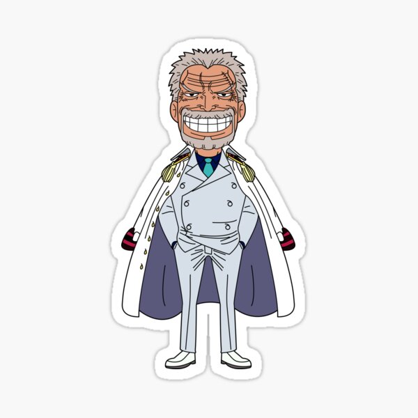 "Monkey D Garp" Sticker for Sale by jimjimfuria | Redbubble