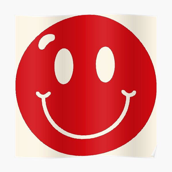 "Smiley-Gesicht-Tapete: Rotes Smiley-Gesicht, Smiley-Emoji, süßes ...