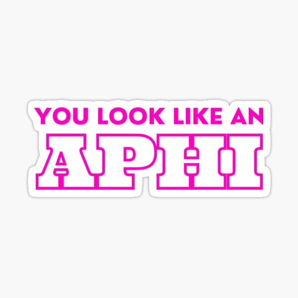 "you look like an aphi" Sticker for Sale by slimmestshady | Redbubble