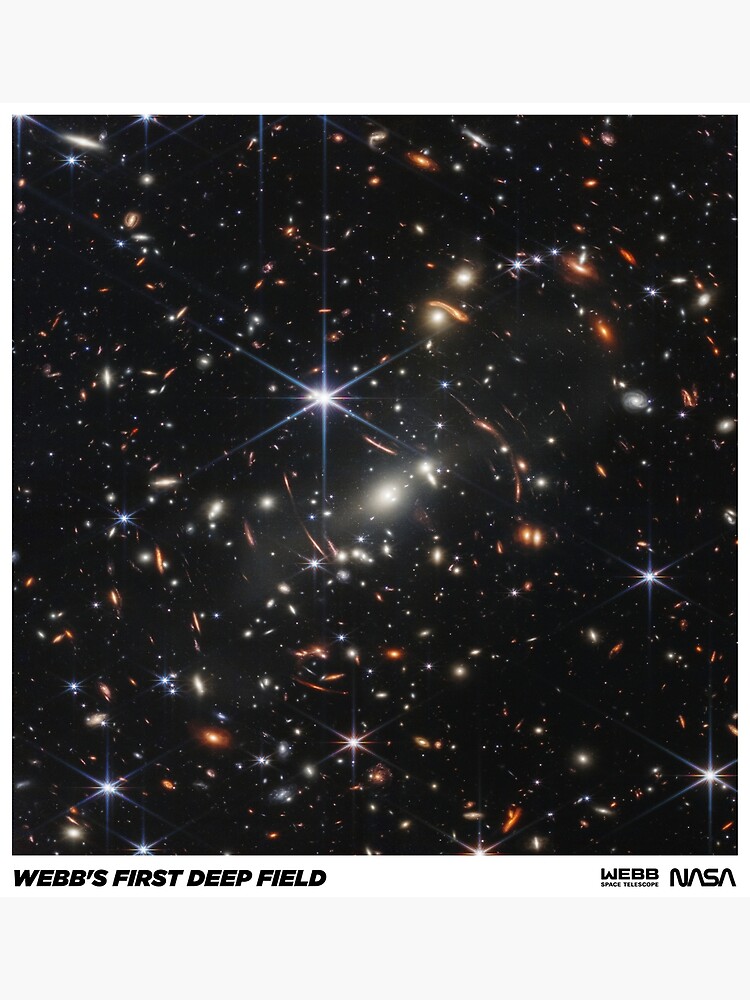 "Webb's First Deep Field" Poster for Sale by astro-club | Redbubble