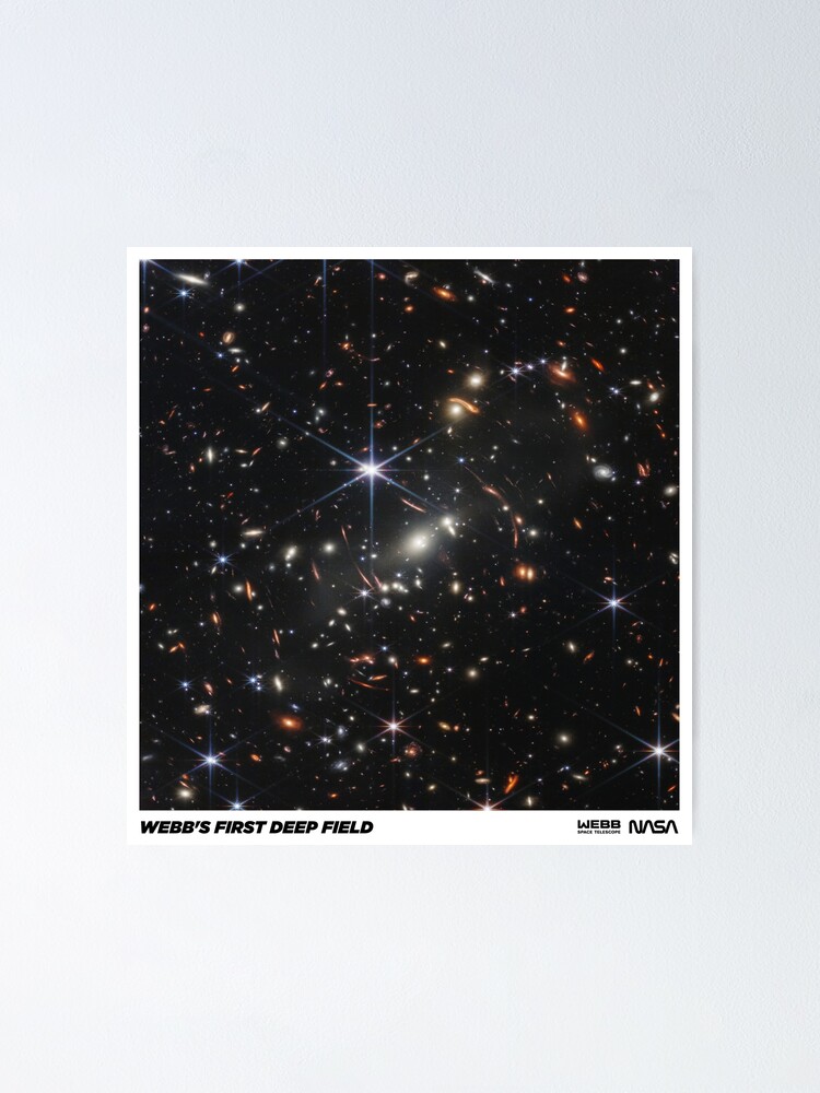 "Webb's First Deep Field" Poster for Sale by astro-club | Redbubble