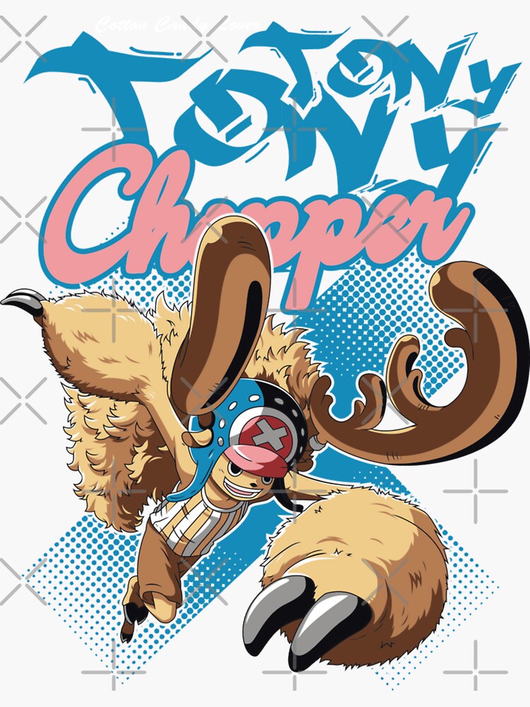"Tony Tony Chopper" Sticker for Sale by hyreetregen | Redbubble