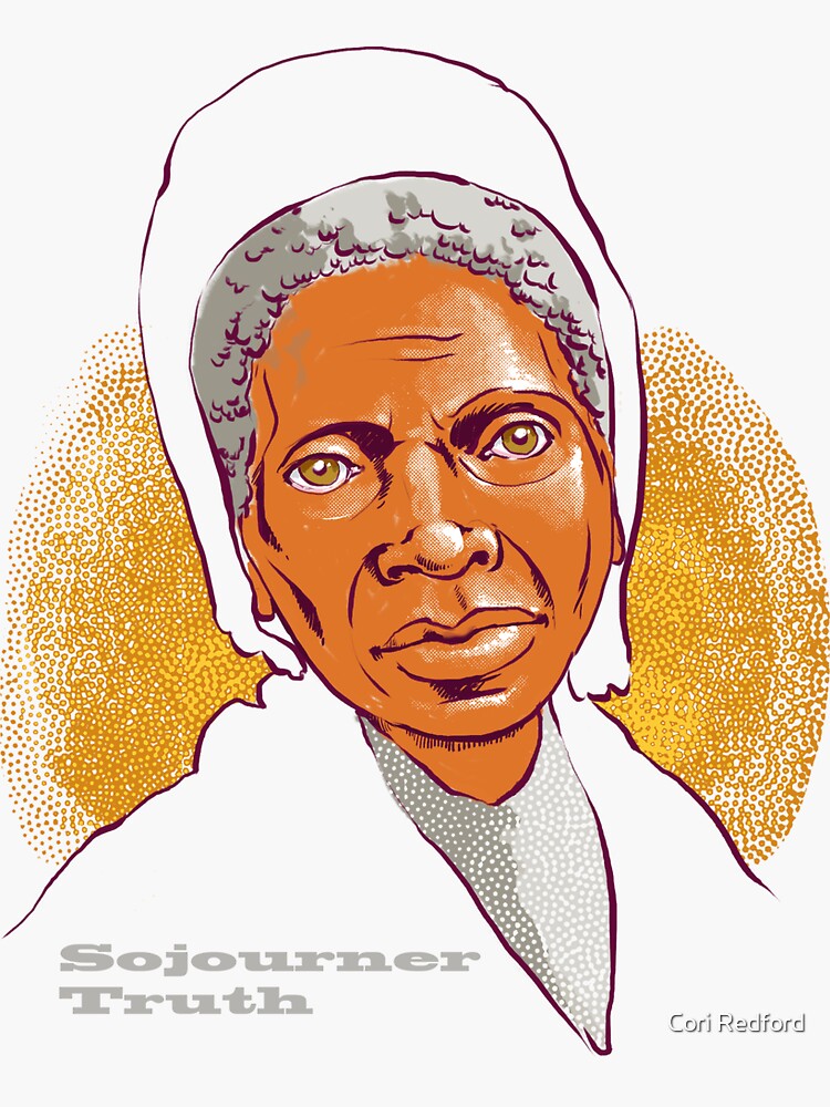 "Sojourner Truth - Feminist Hero" Sticker for Sale by coriredford ...
