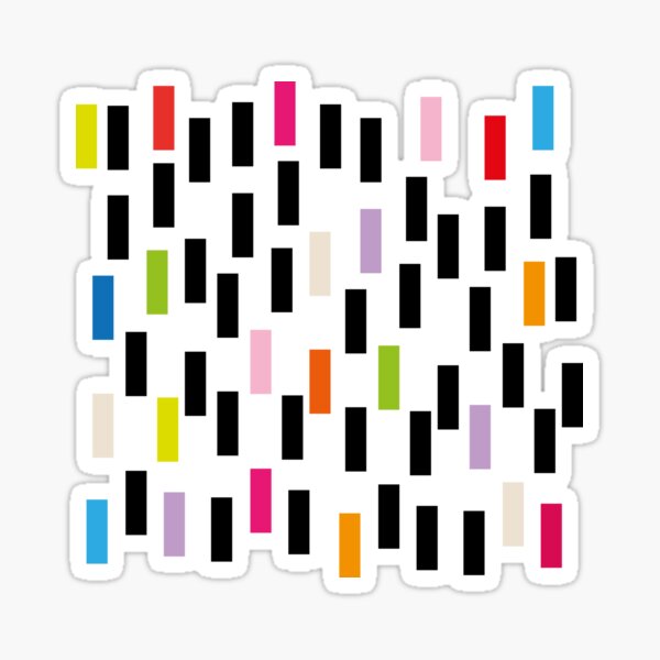 "Colored lines" Sticker for Sale by Freygeistdesign | Redbubble