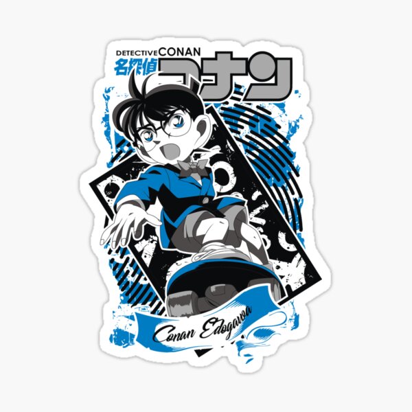 "Conan Detective" Sticker for Sale by hyreetregen | Redbubble