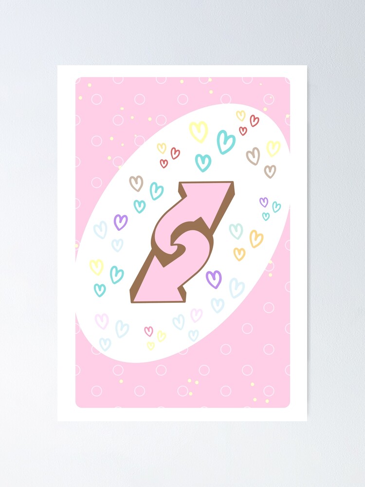 "Uno Reverse Card Ultimate - Greeting Cards UNO Pink" Poster for Sale ...