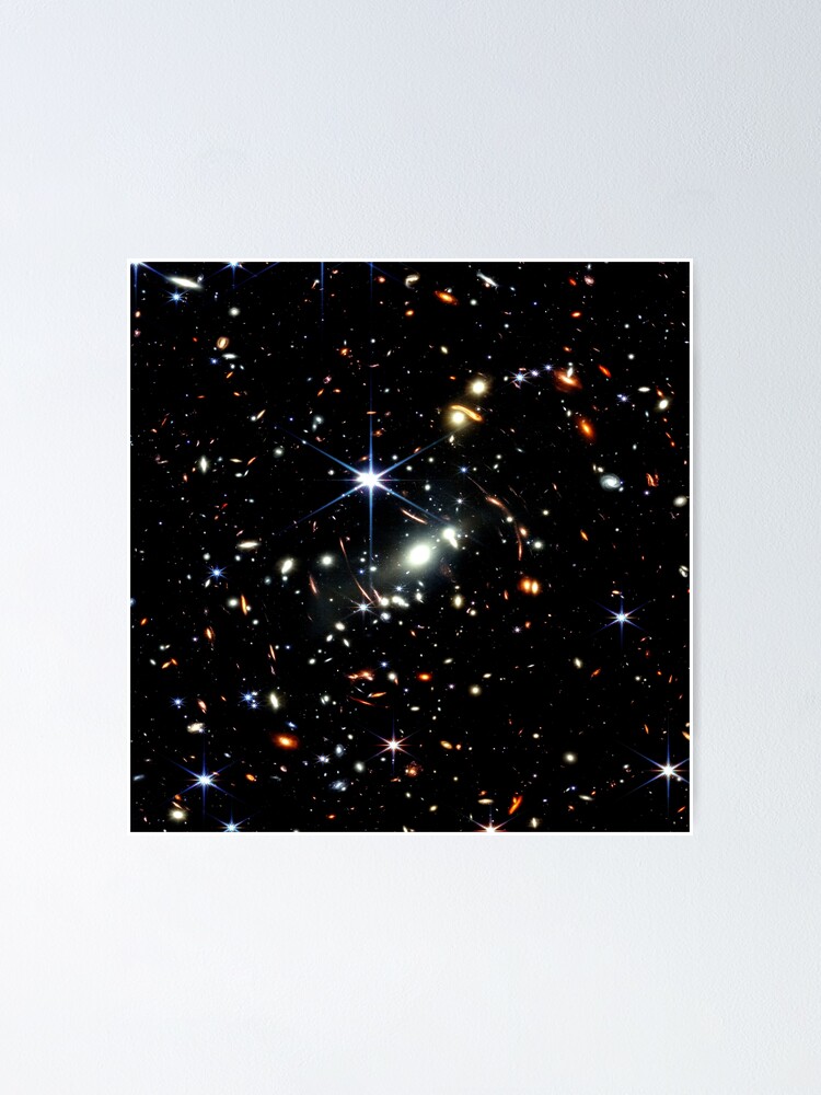 "James Webb First Image | Deep Field Space" Poster for Sale by ...