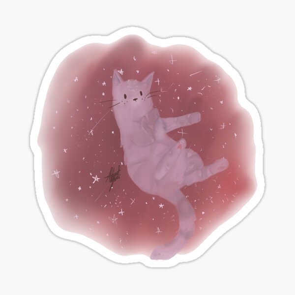 "Space Kitty" Sticker by epikowl | Redbubble
