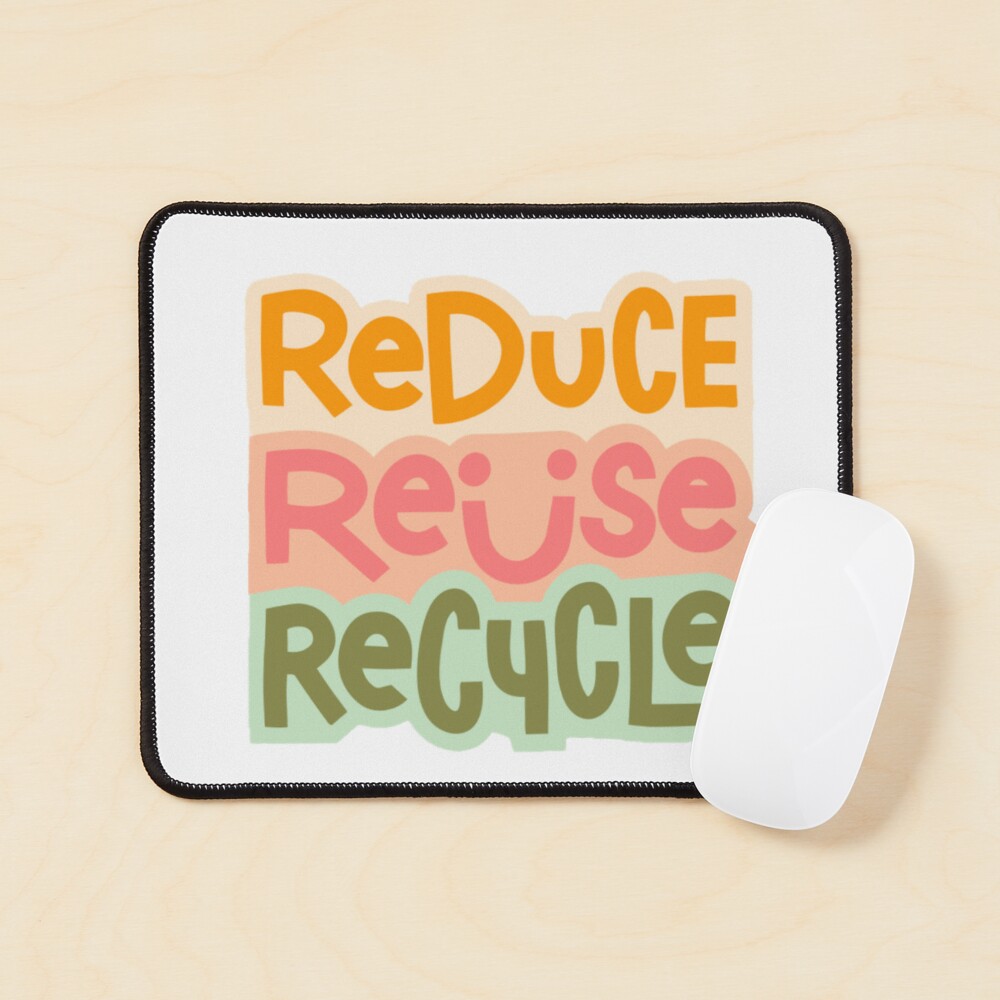 "Reduce reuse recycle" Sticker for Sale by beautyqueen145 | Redbubble