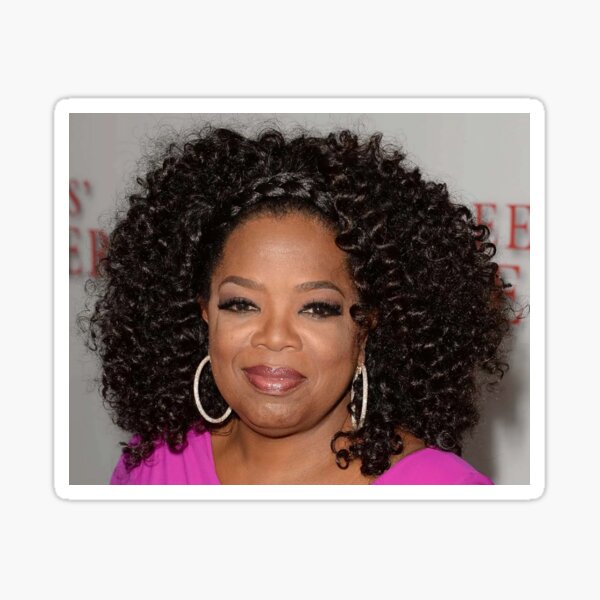 "Oprah Winfrey talk show host" Sticker for Sale by sunlight300 | Redbubble