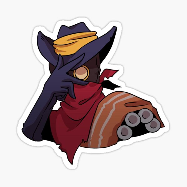 "jhin sticker , league, blood moon jhin emote" Sticker for Sale by Iron ...