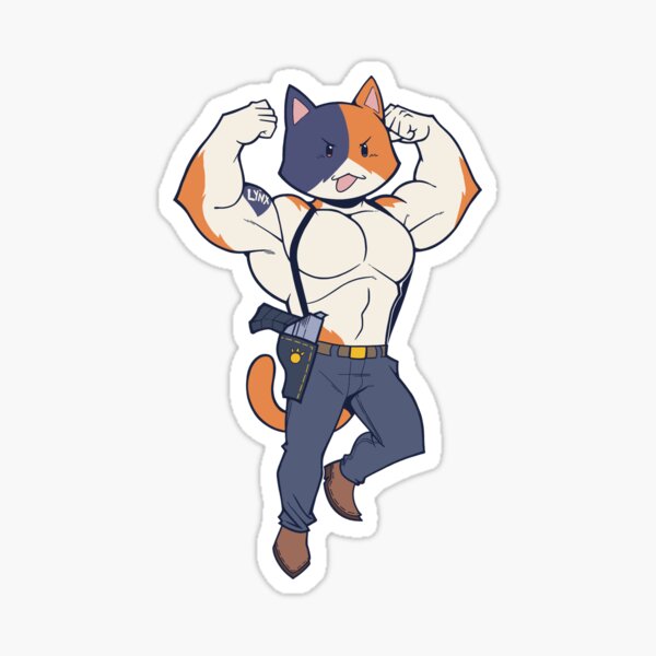 "Big cat" Sticker by PUNKsTERNE | Redbubble