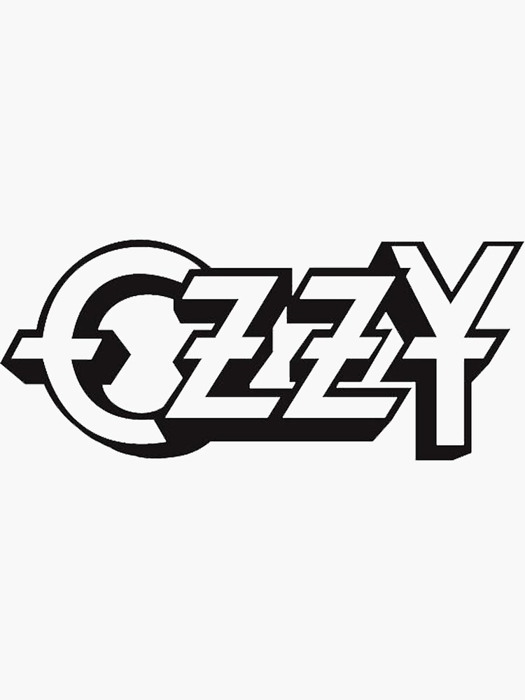 "OZZY OUSBORNE Art Amazing logos" Sticker for Sale by areinbech8z ...