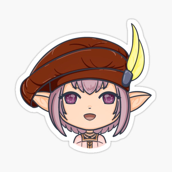 "FFXIV ARR Scion Series: Tataru Taru" Sticker for Sale by AiriCreative ...