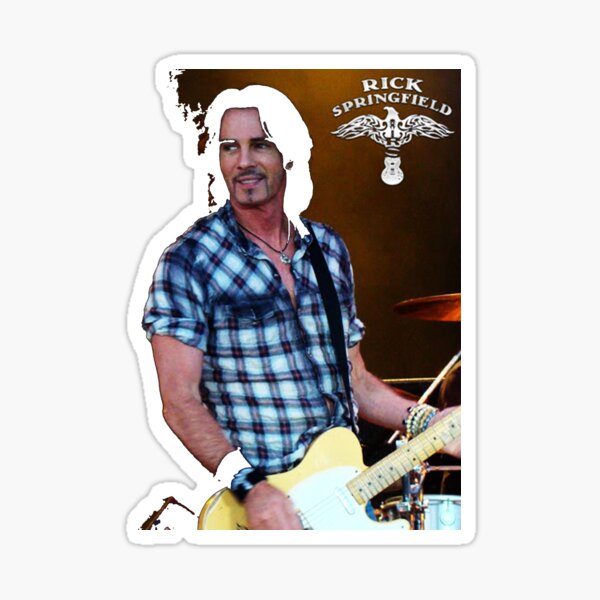 "Rick Springfield musicus legend aktors and musician man " Sticker for ...