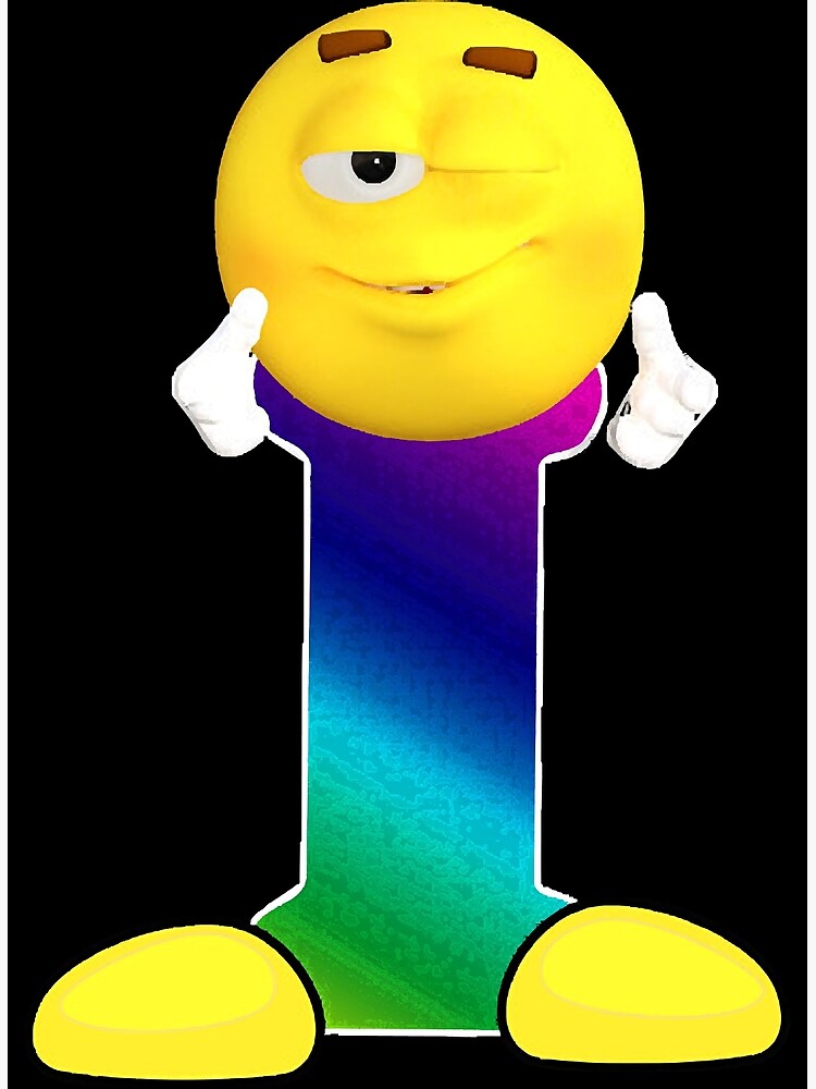 Póster «Letra I Alfabeto Smiley Monogram Face Emoji Camisa para Hombres ...