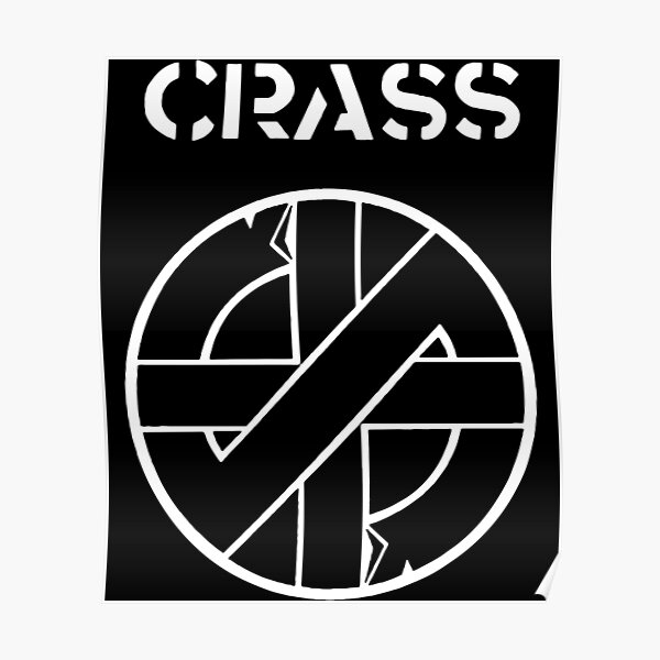 "Crass Logo" Poster for Sale by HindesDezt | Redbubble