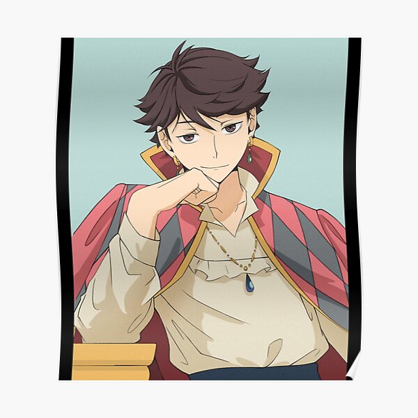 "Oikawa As Howl Sticker" Poster for Sale by dianesandraon | Redbubble