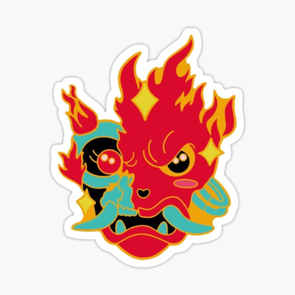 "Kawaii Cyberpunk 2077 Samurai " Sticker for Sale by Maisienguyen ...