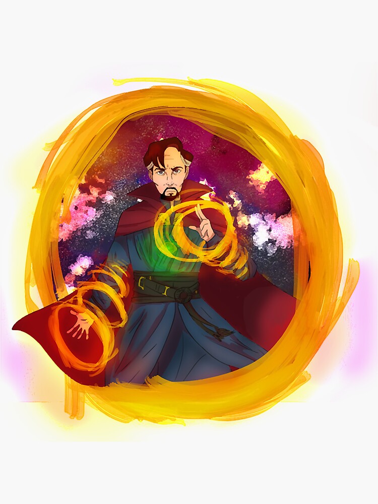 "Doctor Strange Classic T-Shirt" Sticker for Sale by meterjeano | Redbubble