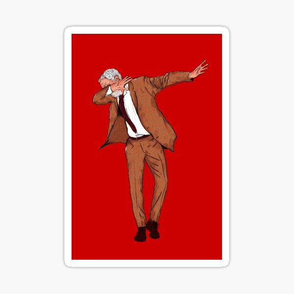 "Jeremy Corbyn Dab" Sticker for Sale by cjnd | Redbubble