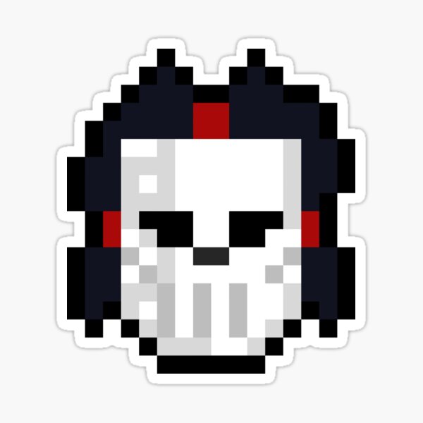 "Nameless Great Hero Pixel Casey Jones Classic Fans" Sticker for Sale ...