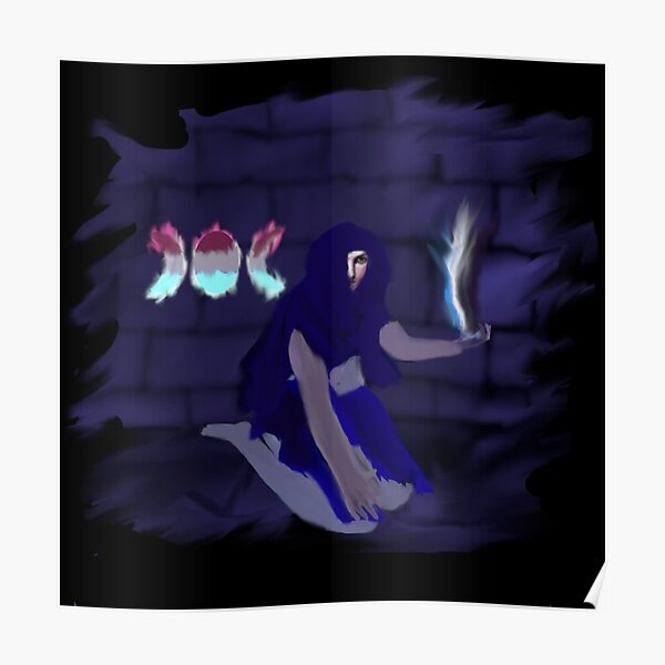 "Trans witch pagan decor " Poster for Sale by Phoebe-cyborg | Redbubble