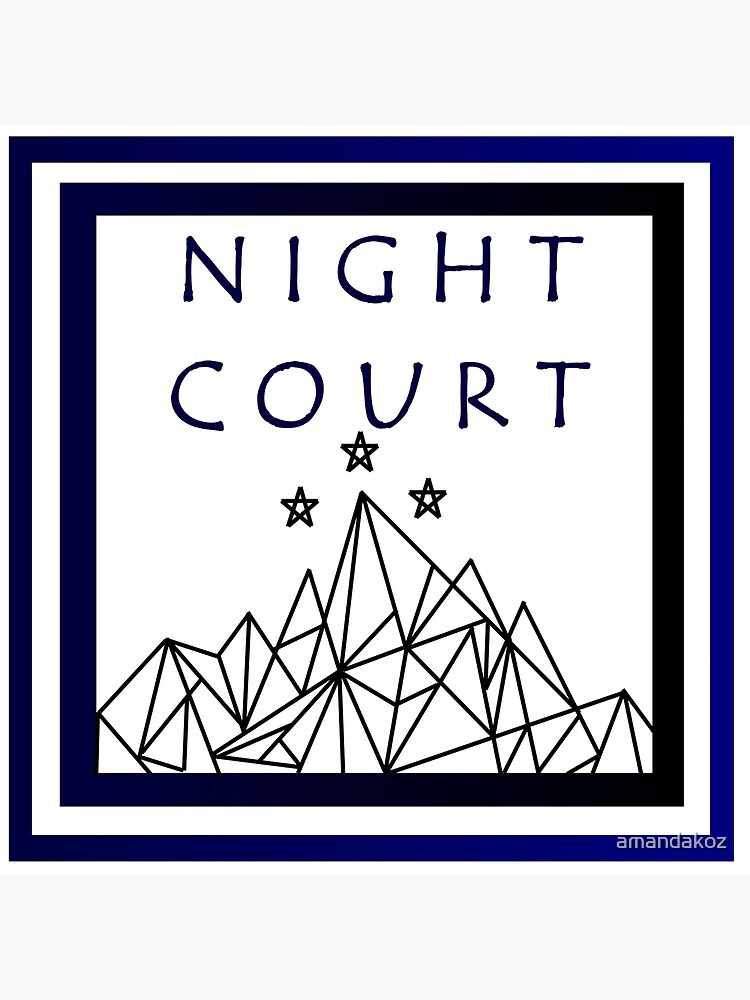 "Night Court" Poster by amandakoz | Redbubble
