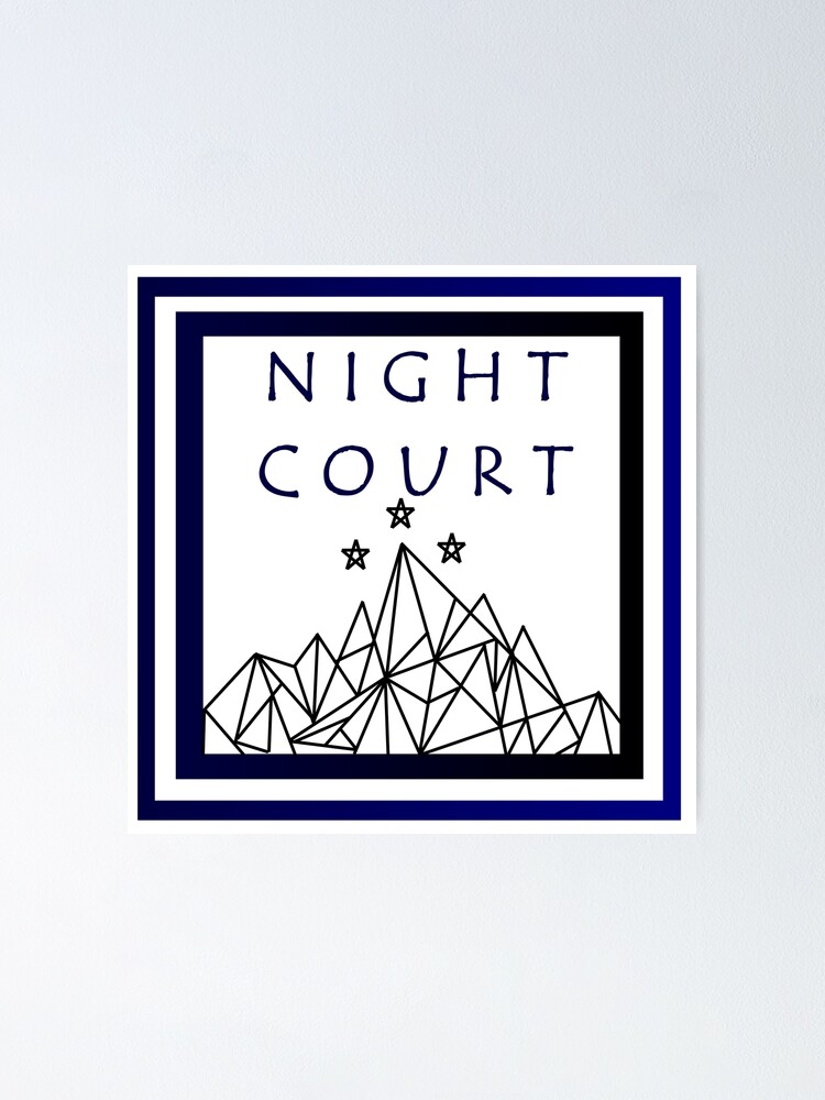 "Night Court" Poster by amandakoz | Redbubble