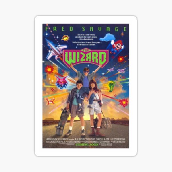 "The Wizard Movie" Sticker for Sale by LianBarista | Redbubble
