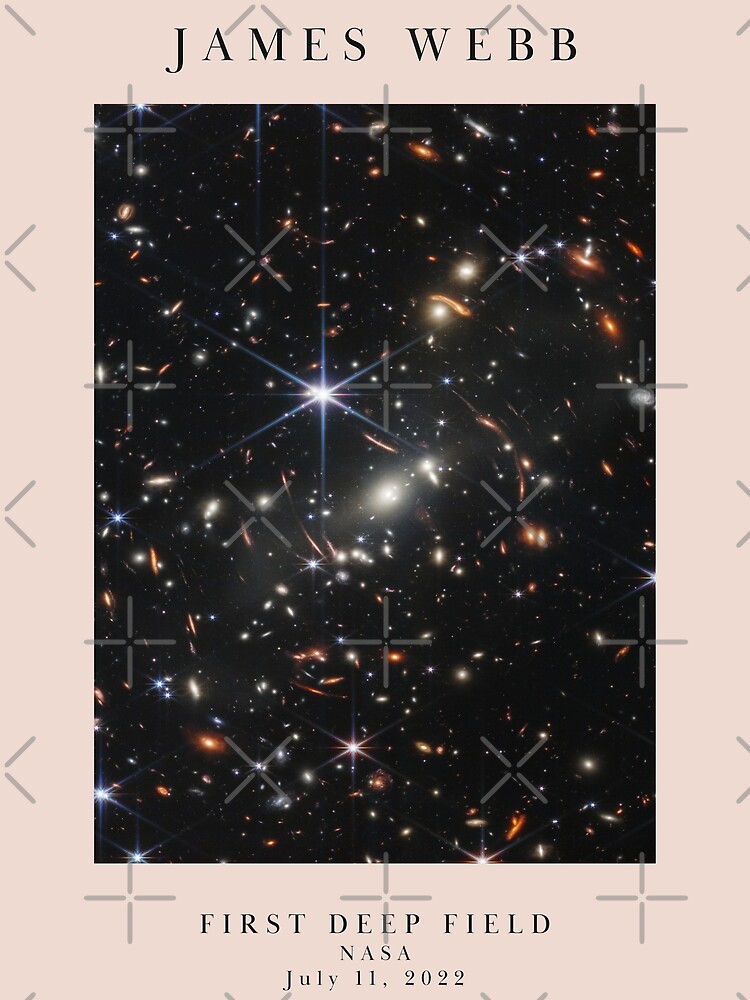 "James Webb Space Telescope JWST First Image MINIMALIST POSTER" Poster ...