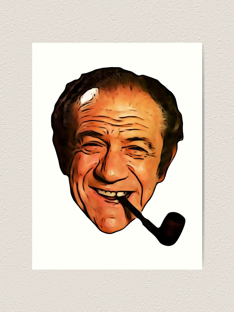 "Sid James laughing" Art Print by RainbowRetro | Redbubble