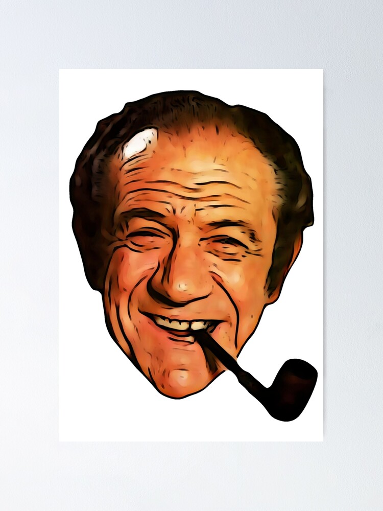 "Sid James laughing" Poster by RainbowRetro | Redbubble