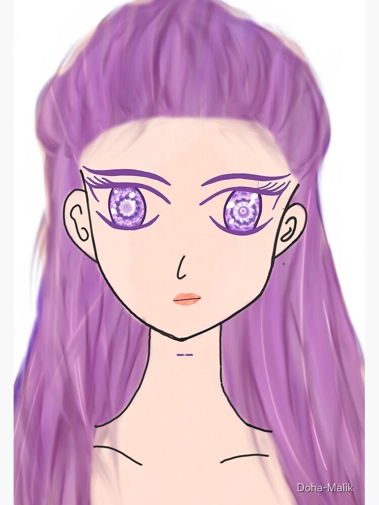 "Cute little girl art???‍?" Poster for Sale by Doha-Malik | Redbubble