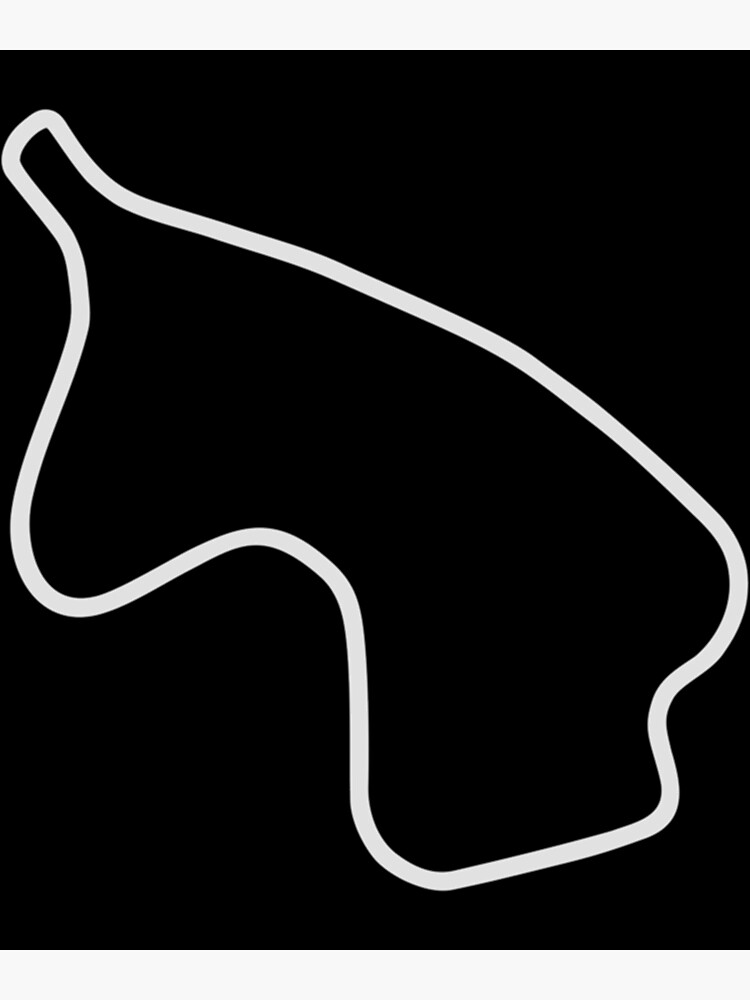 "Mosport Park [outline] " Poster for Sale by PhelanBryant | Redbubble