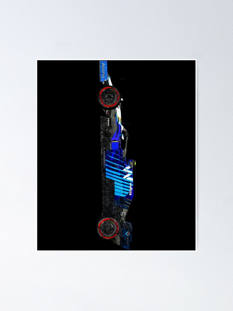 "Nicholas Latifi F1 2021 Williams Car Art " Poster for Sale by ...